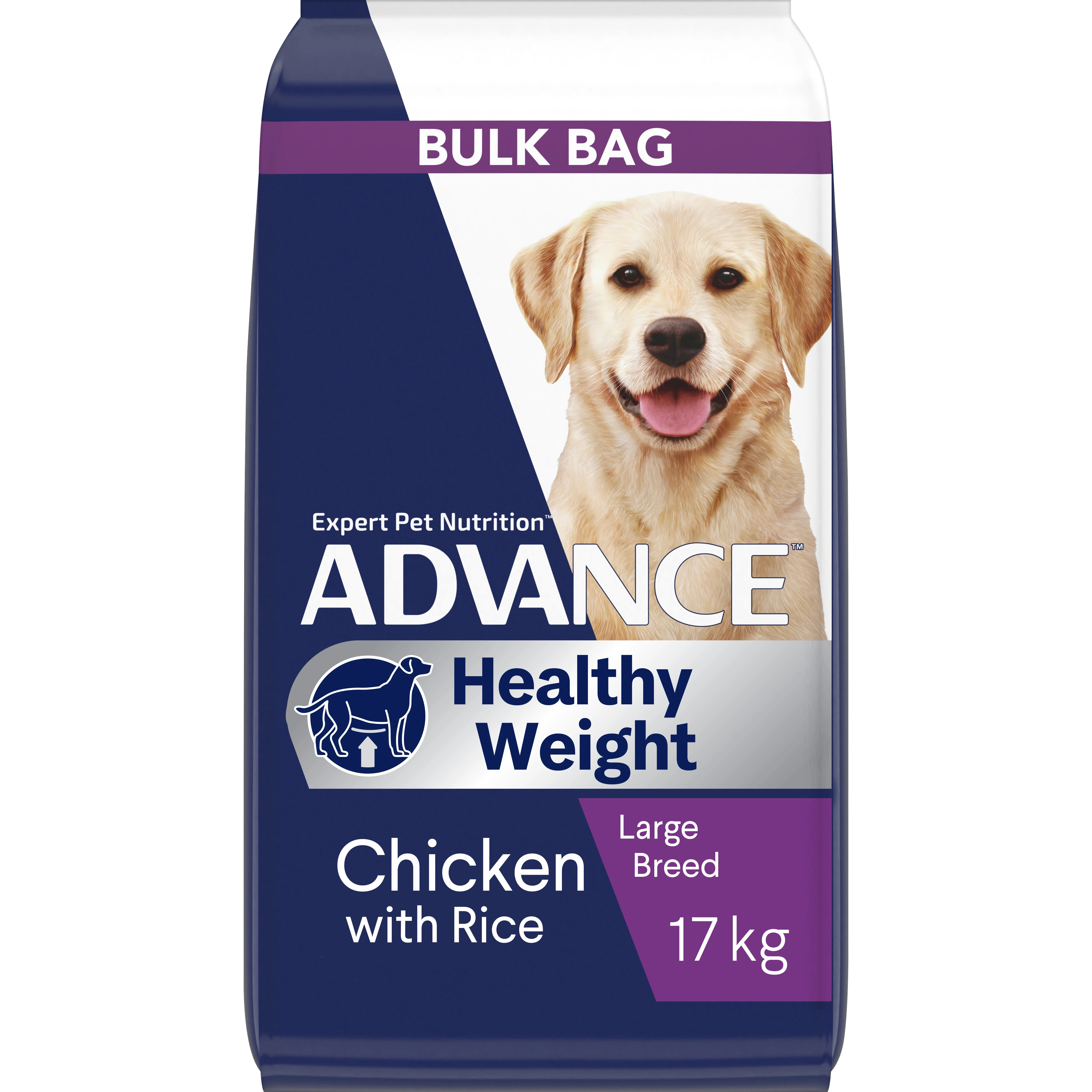 Healthy Weight Adult Large Breed Dry Dog Food Chicken with Rice ...